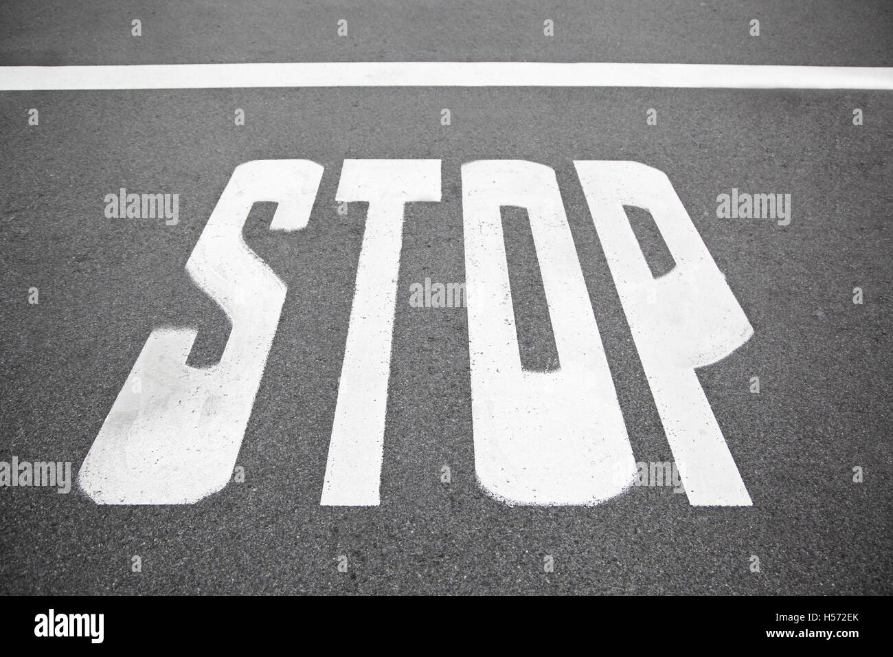 Stop Sign, indication detail on the road of the city, obligation Stock ...