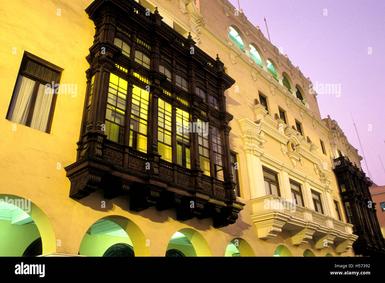 city hall, plaza de armas, Lima, Peru Stock Photo - Alamy