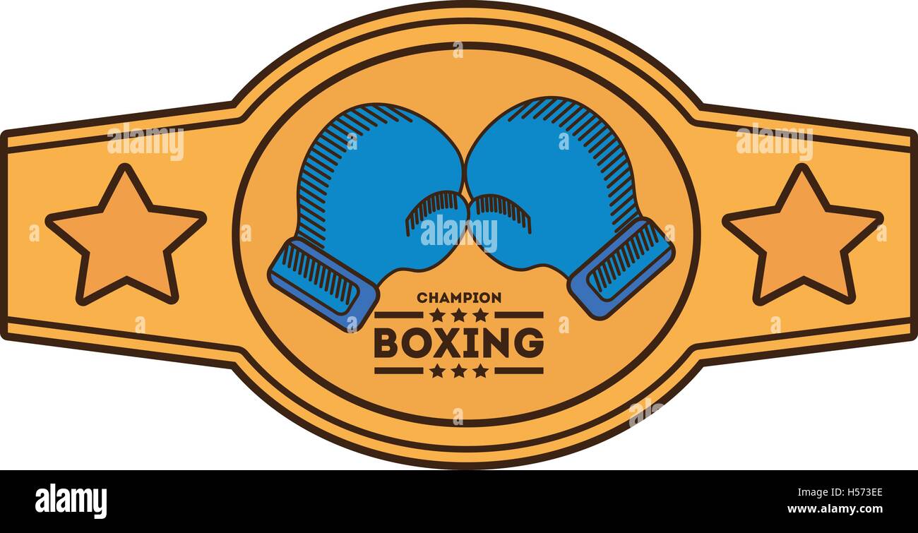 Boxing Championship Belt Isolated Icon Stock Photos & Boxing ...