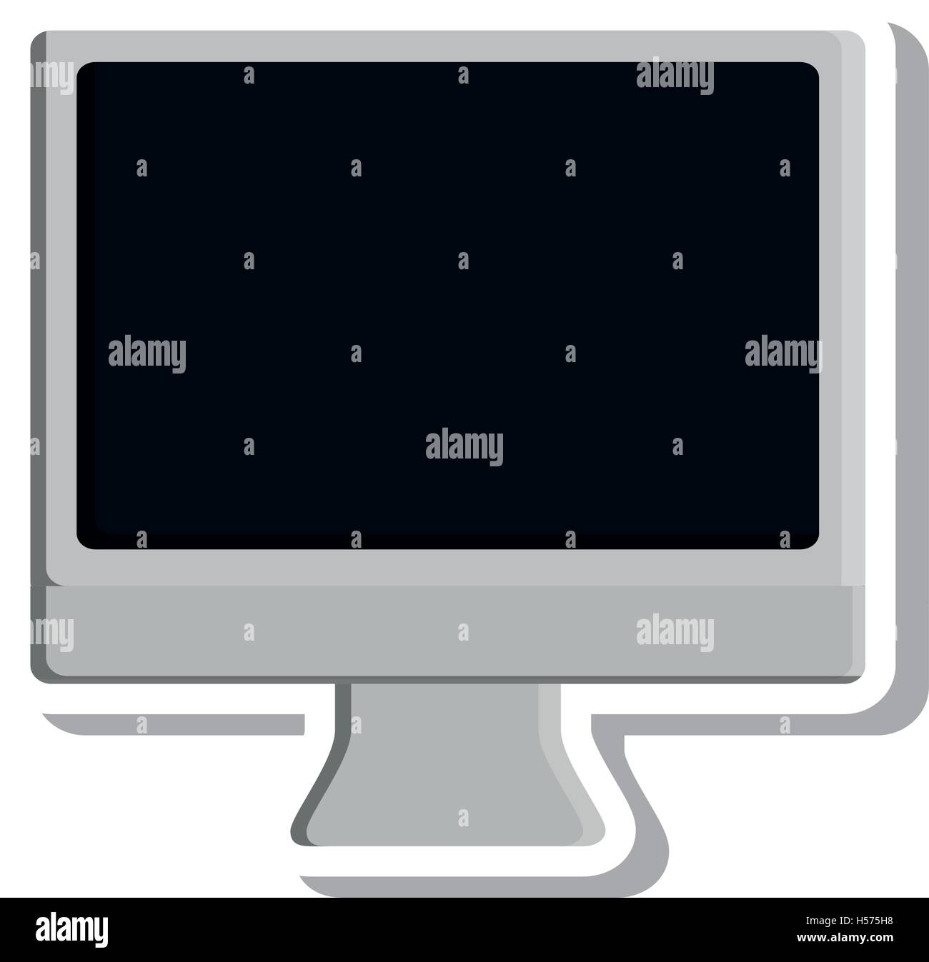 monitor computer isolated icon Stock Vector Image & Art - Alamy