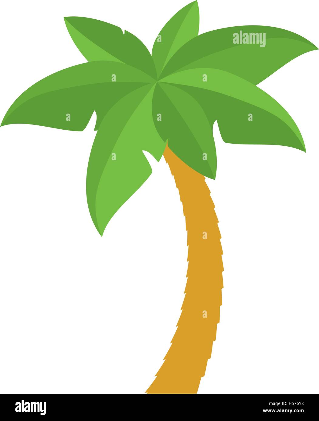 palm tropical tree isolated icon Stock Vector Image & Art - Alamy