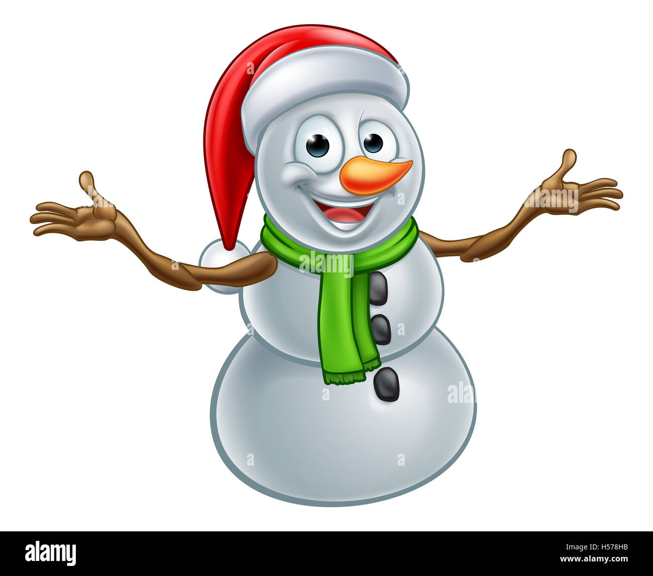 Happy Snowman Clipart