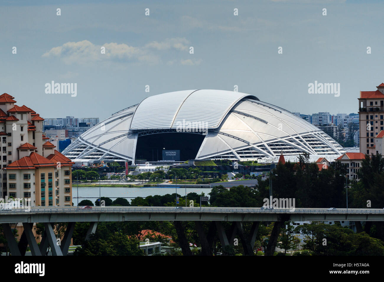 Singapore sports hub, National Stadium Stock Photo - Alamy