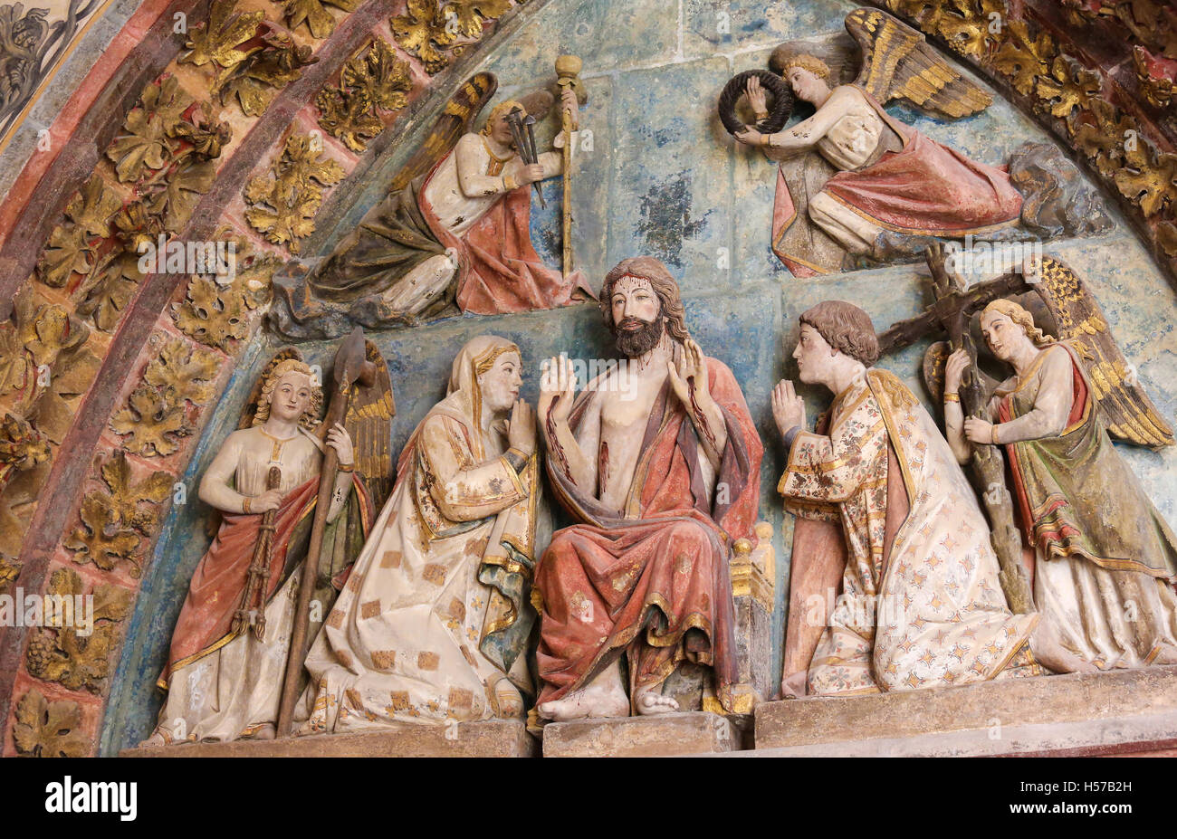 Jesus in heaven throne hi-res stock photography and images - Alamy