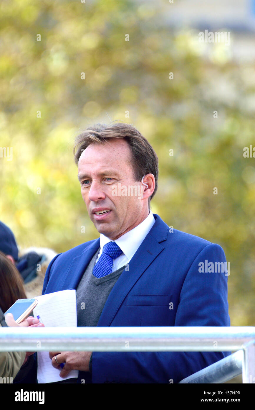 Ben Brown, BBC news presenter, at the Heroes Return event in Trafalgar ...