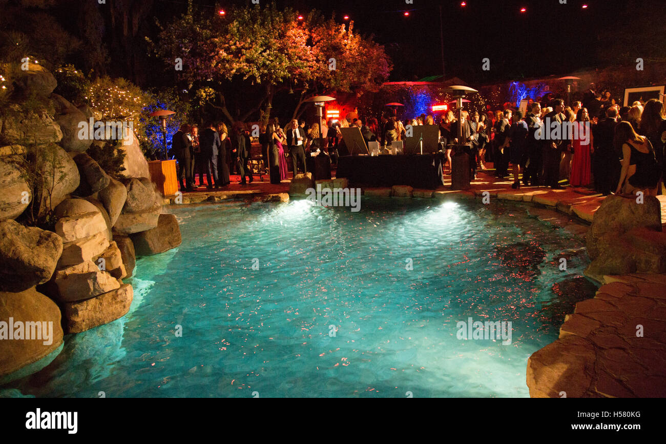 Playboy mansion party pool hi-res stock photography and images - Alamy