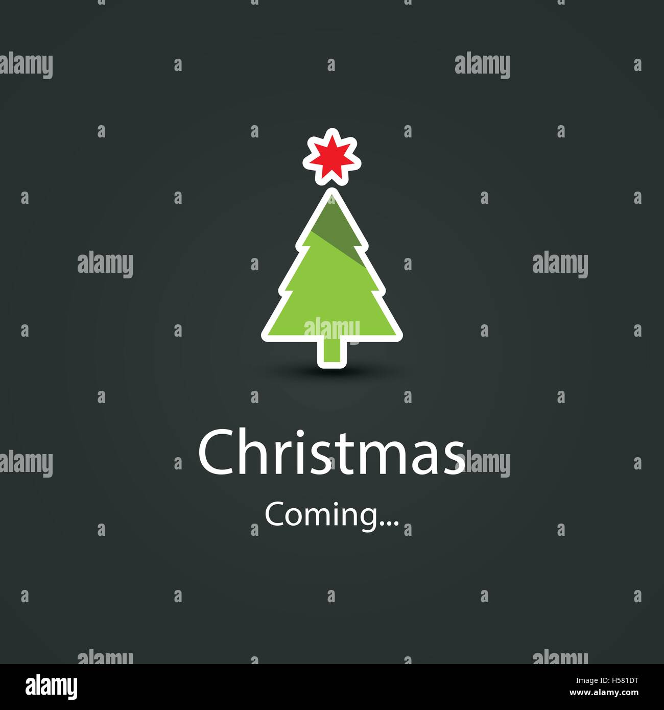 Christmas coming soon Stock Vector Images - Alamy