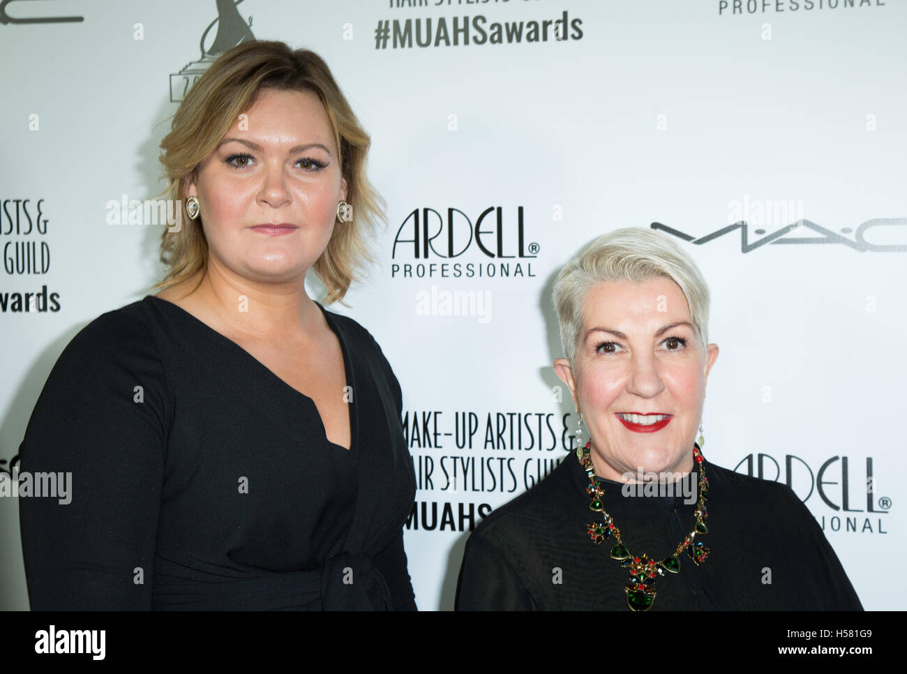 Ailie Smith and Lesley Vanderwalt attend 2016 Make-up artists and Hair ...