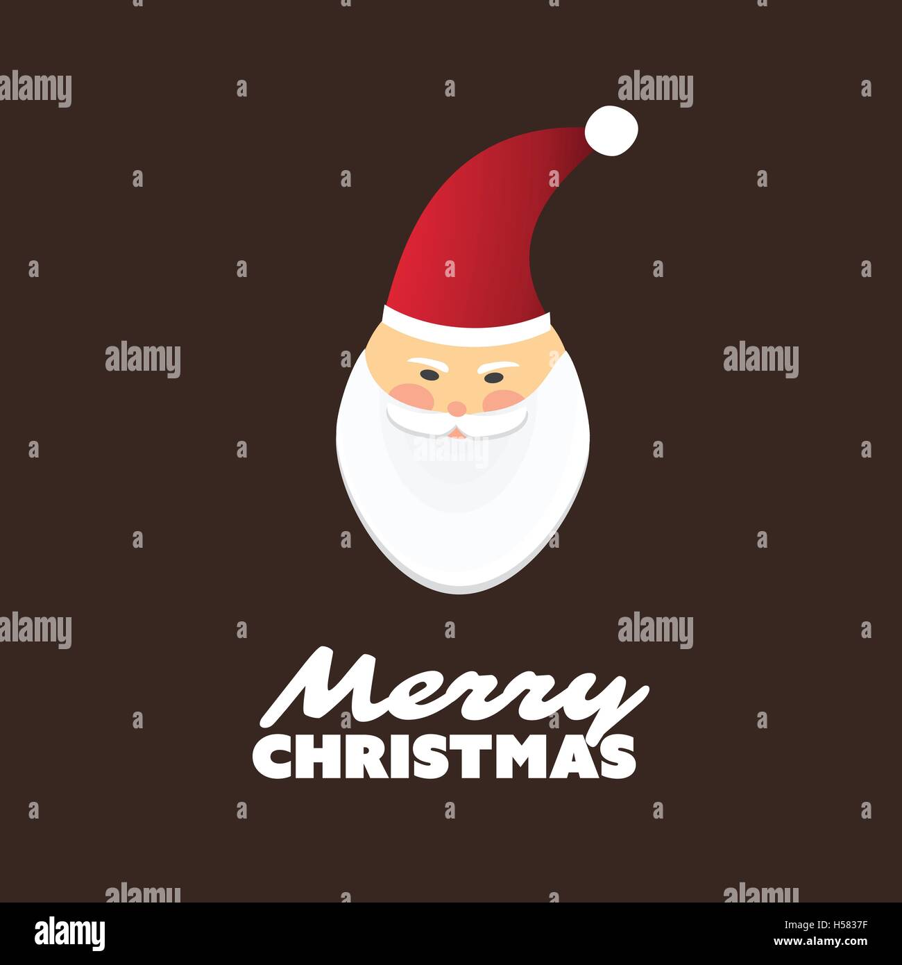 Father christmas traditional card hi-res stock photography and images ...