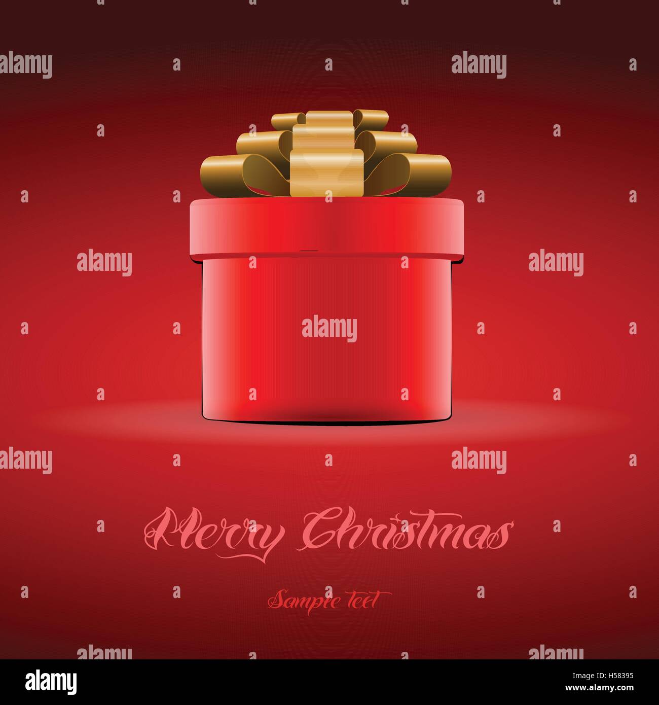Red Gift Box for Christmas Stock Vector Image & Art - Alamy