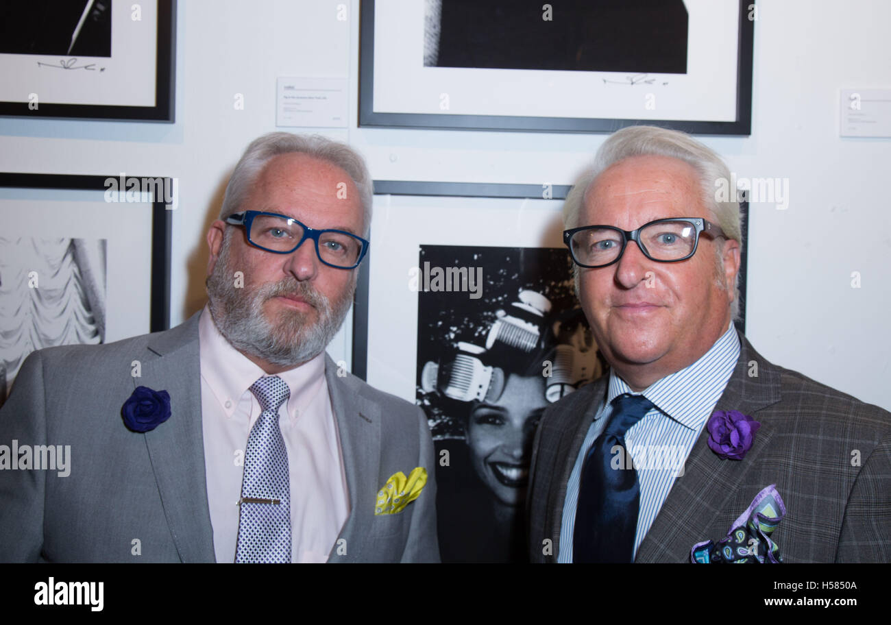 Matt Harris and Mark Harris attend Norman Reedus: A Fine Art ...