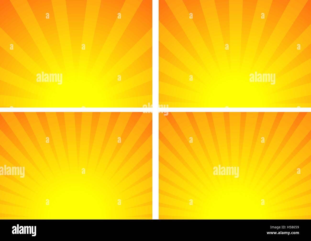Light beams sunrise Stock Vector Images - Alamy