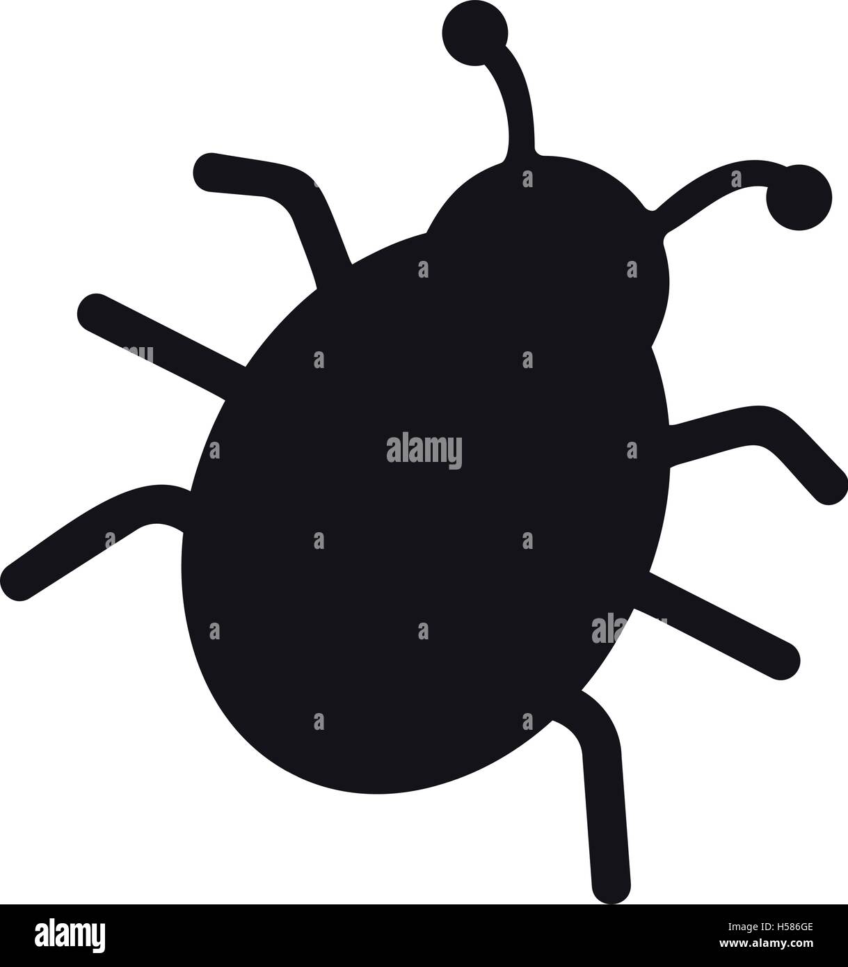 bug virus alert isolated icon Stock Vector Image & Art - Alamy