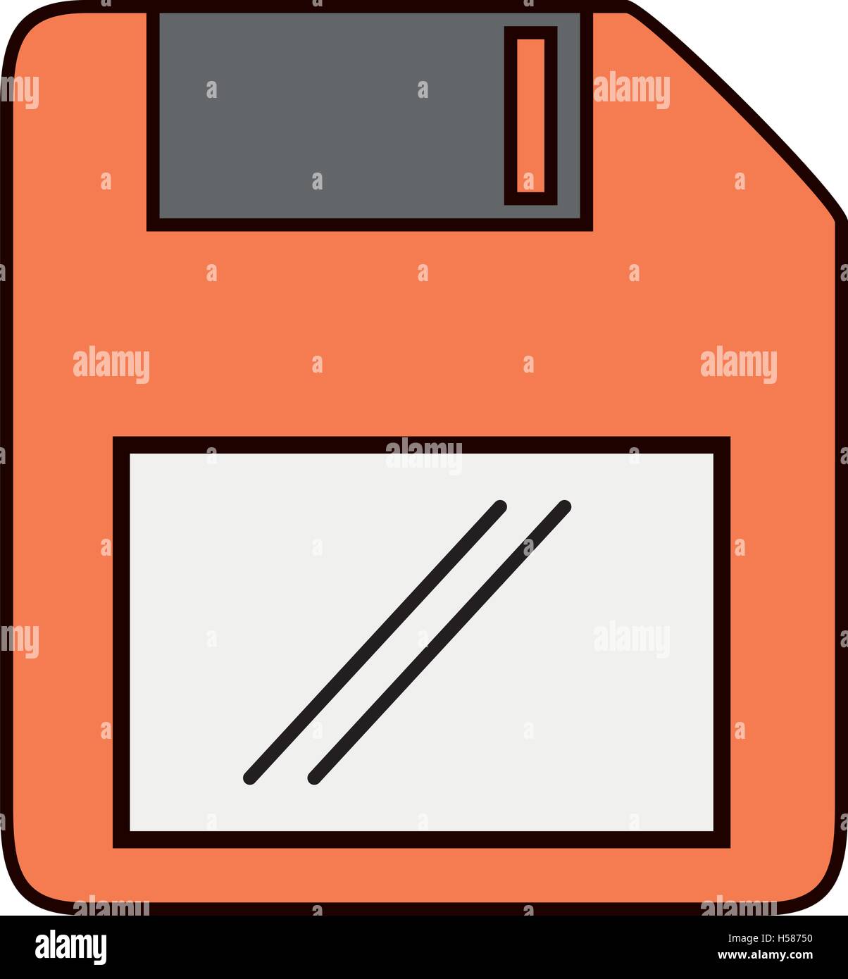 floppy disk isolated icon Stock Vector Image & Art - Alamy