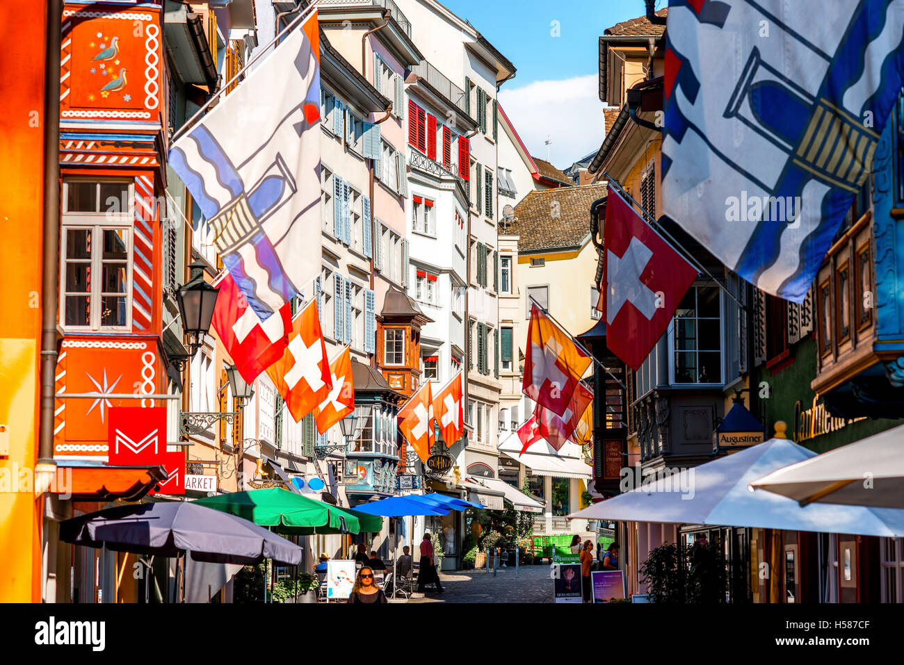 Swiss street hi-res stock photography and images - Alamy