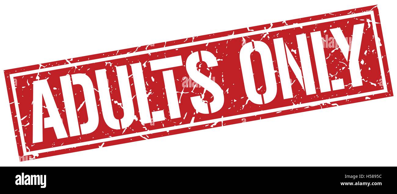adults only square grunge stamp Stock Vector Image & Art - Alamy