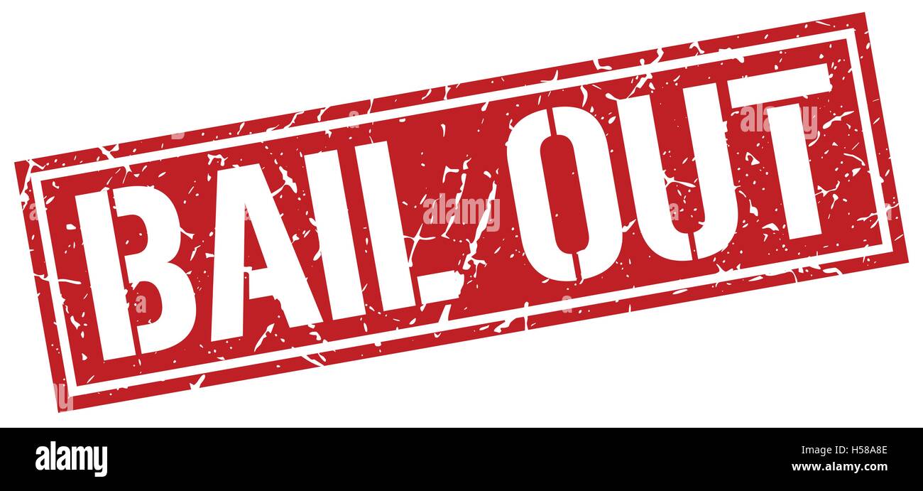bail out square grunge stamp Stock Vector Image & Art - Alamy