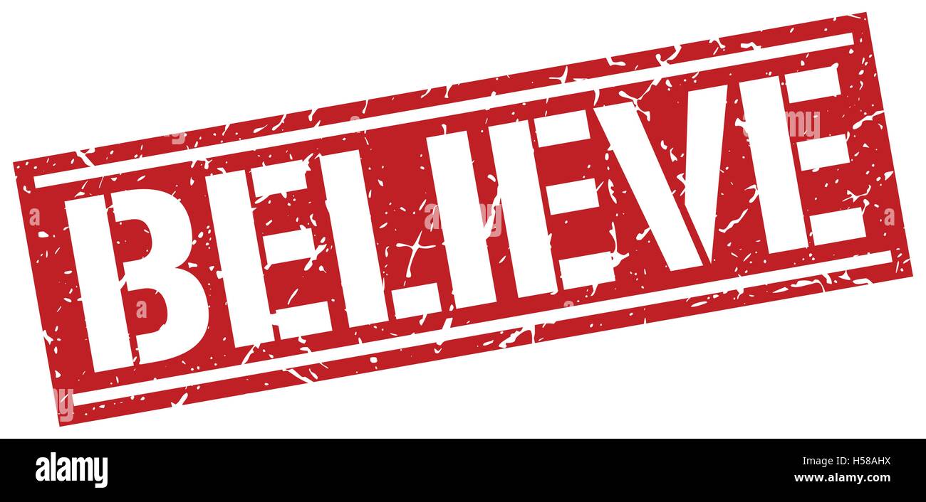 Believe Square Stock Vector Images - Alamy