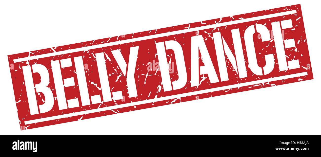 belly dance square grunge stamp Stock Vector Image & Art - Alamy