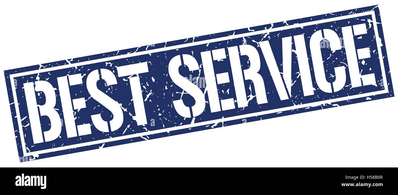 Best service square stamp hi-res stock photography and images - Alamy