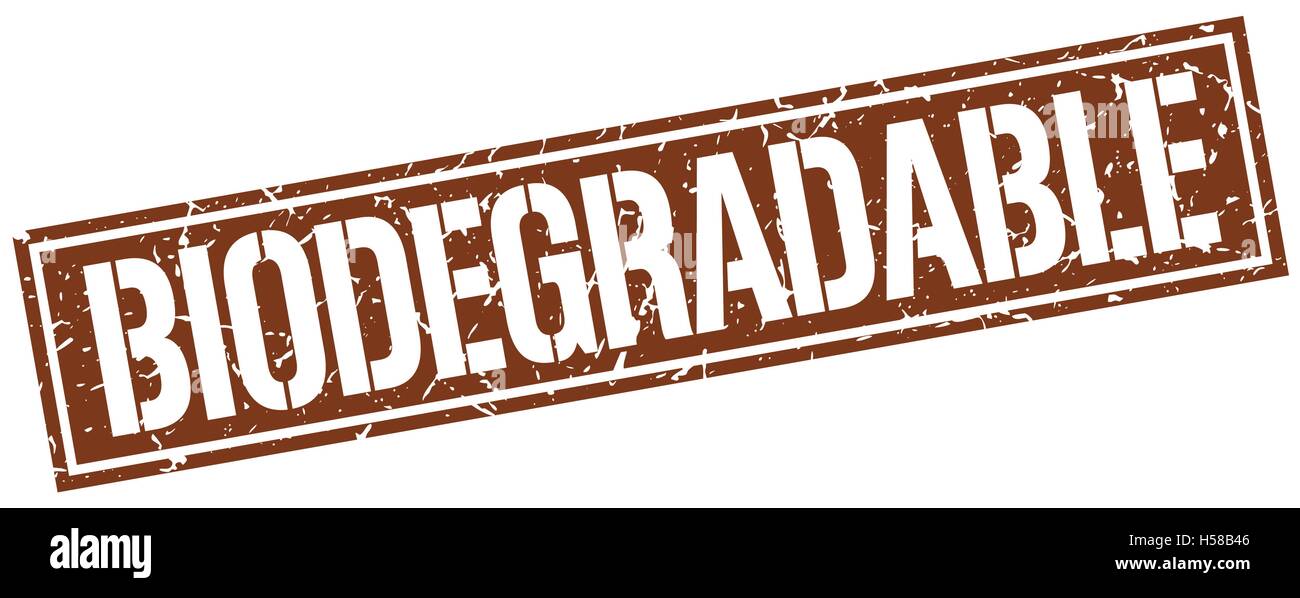 Biodegradable square stamp hi-res stock photography and images - Alamy
