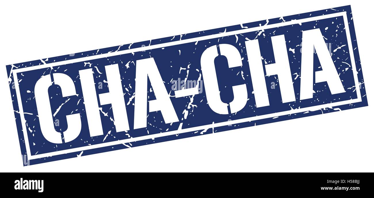 cha-cha square grunge stamp Stock Vector Image & Art - Alamy