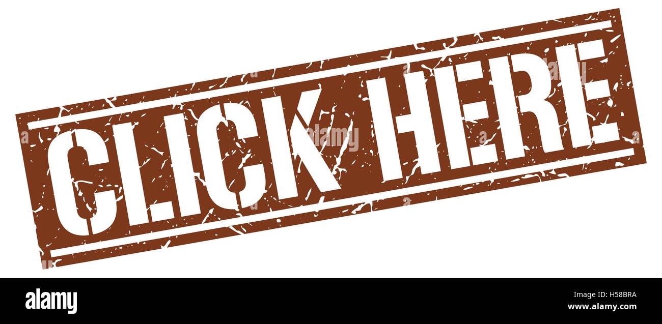 click here square grunge stamp Stock Vector Image & Art - Alamy
