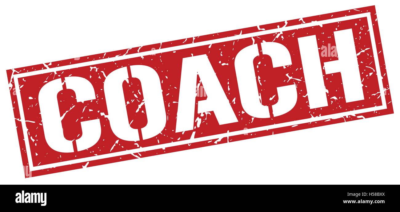 coach square grunge stamp Stock Vector Image & Art - Alamy