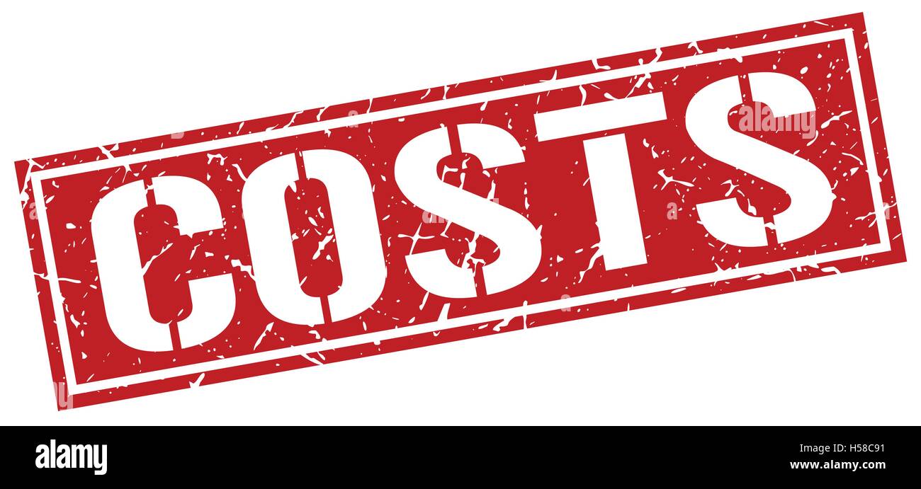 costs square grunge stamp Stock Vector Image & Art - Alamy