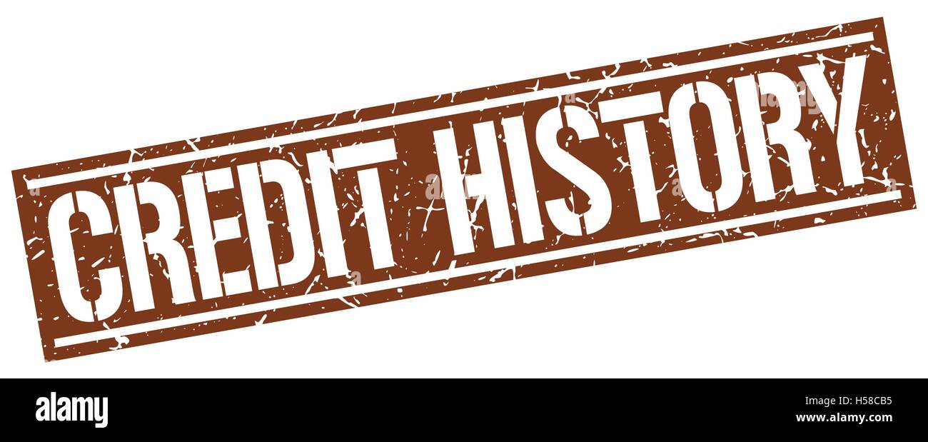 credit history square grunge stamp Stock Vector Image & Art - Alamy