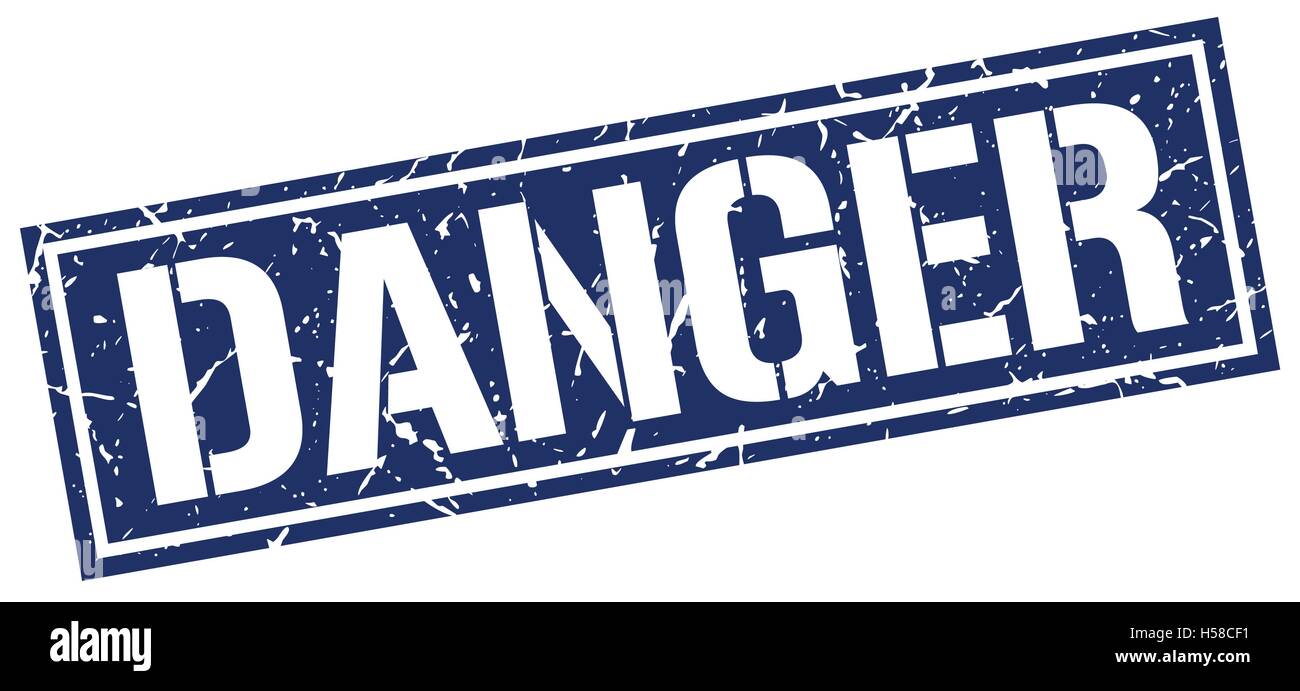 danger square grunge stamp Stock Vector Image & Art - Alamy