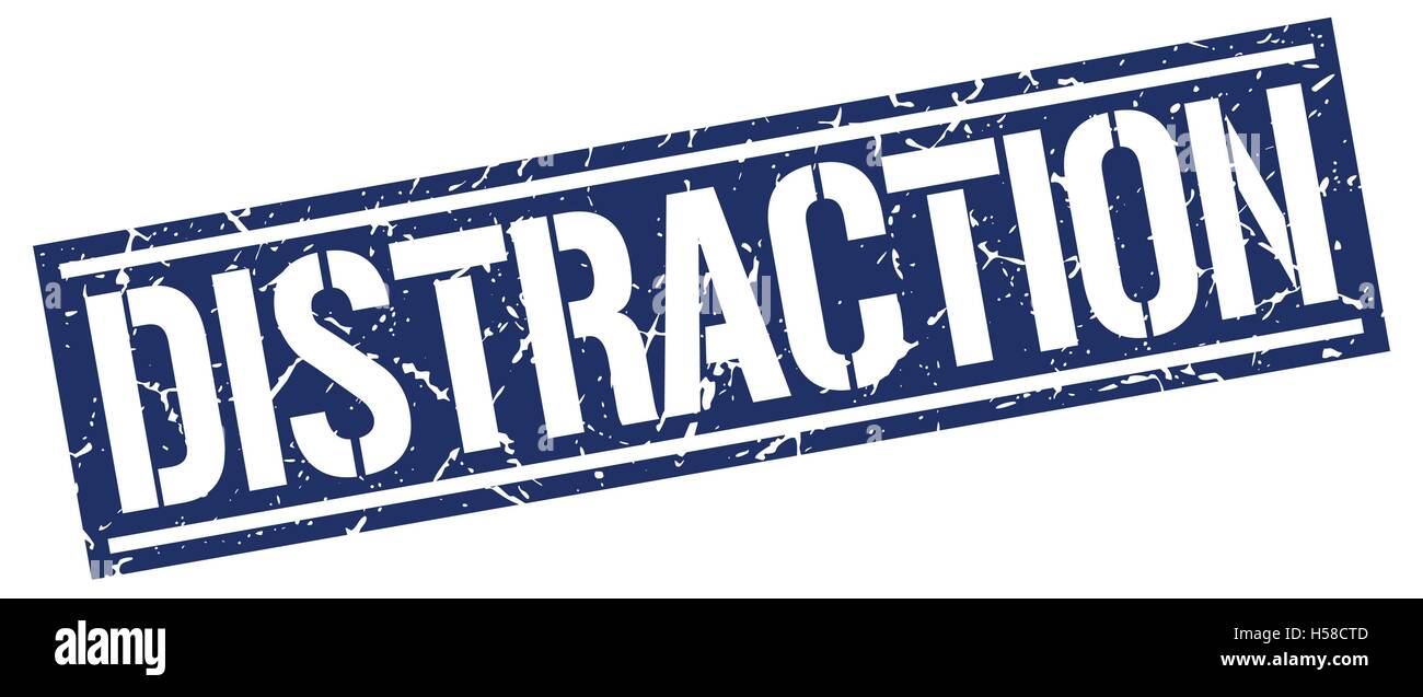 distraction square grunge stamp Stock Vector Image & Art - Alamy