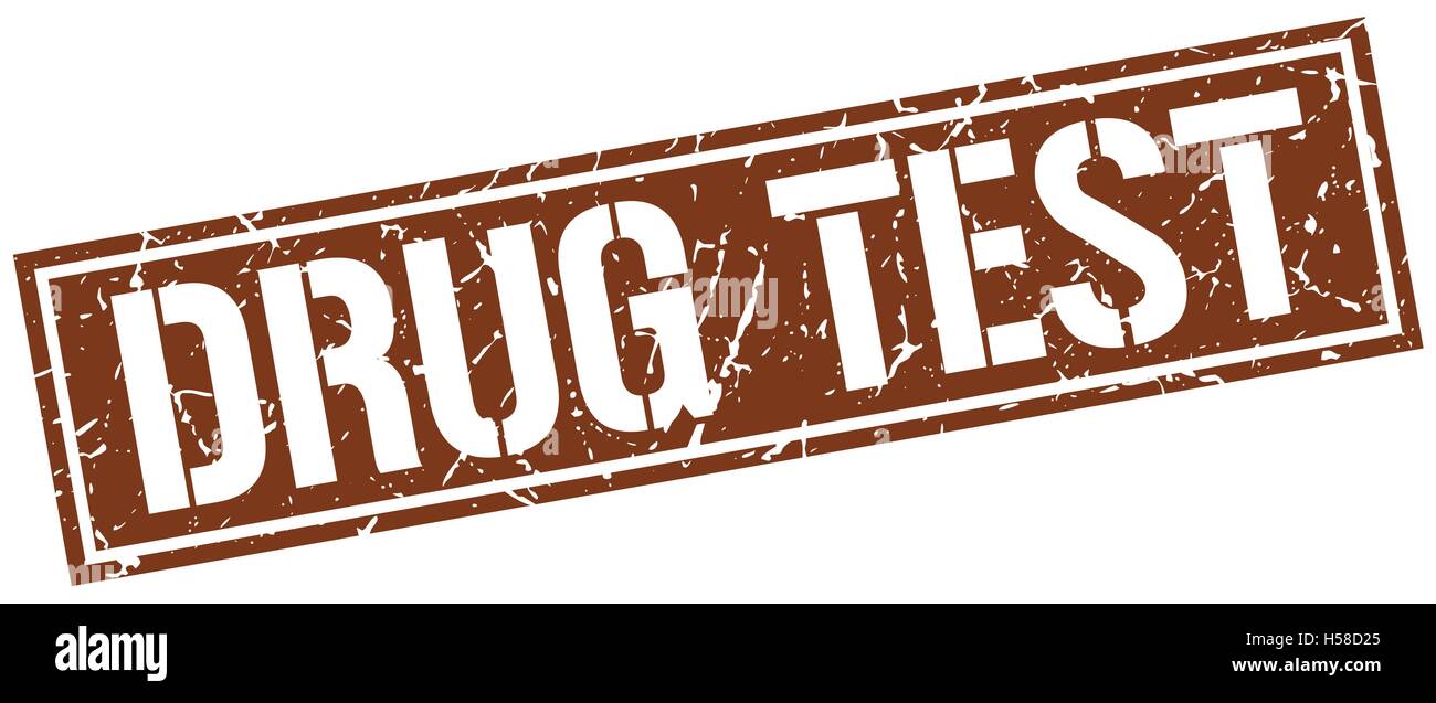 Drug test sign square hi-res stock photography and images - Alamy