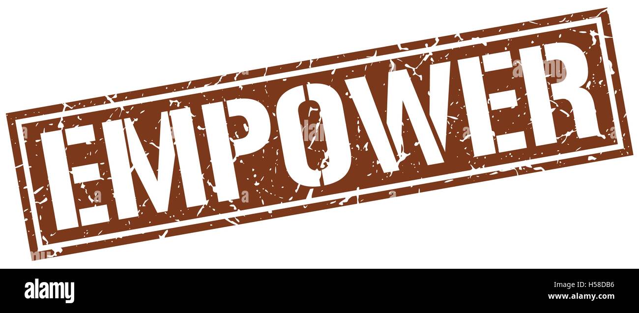 empower square grunge stamp Stock Vector Image & Art - Alamy