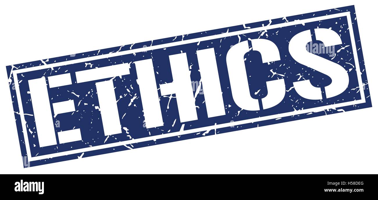 ethics stamp. ethics square grunge sign. ethics Stock Vector Image ...
