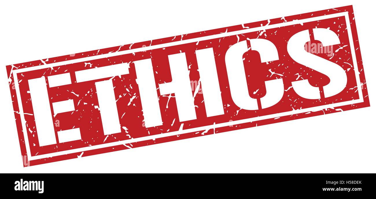 ethics stamp. ethics square grunge sign. ethics Stock Vector Image ...