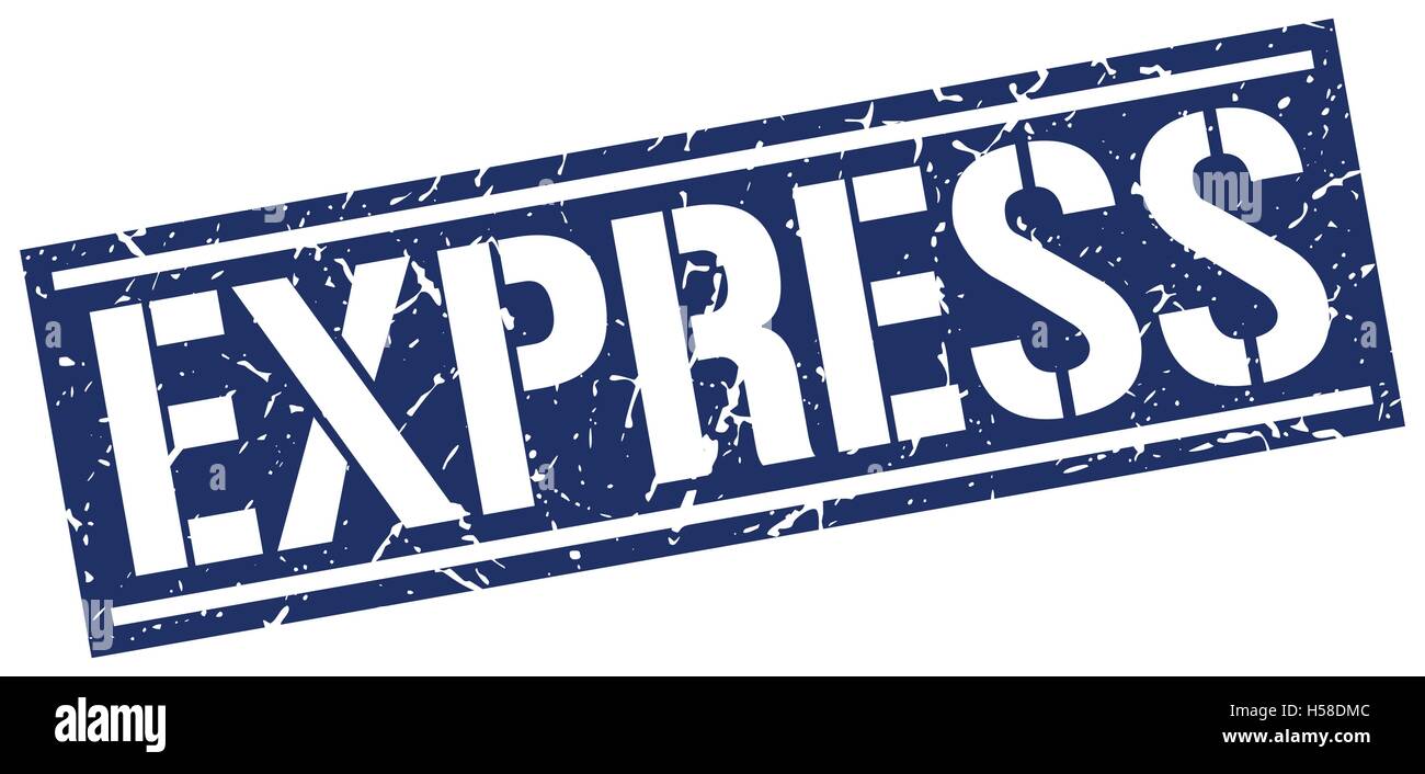 express square grunge stamp Stock Vector Image & Art - Alamy