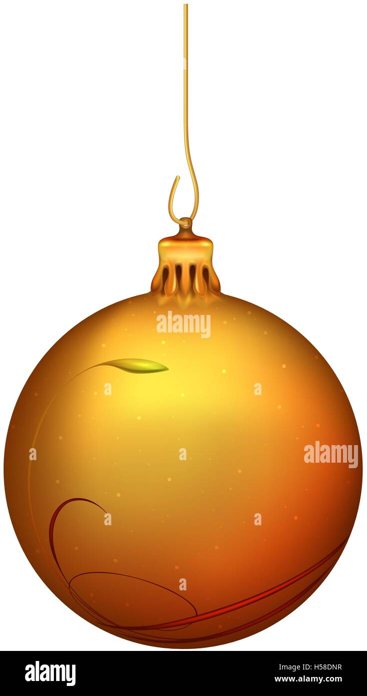 Christmas bauble metallic ornaments Stock Vector Images - Alamy