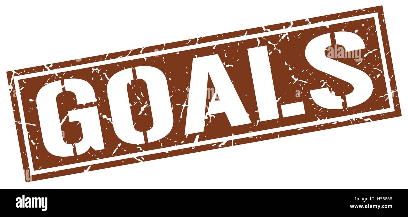 goals stamp. goals square grunge sign. goals Stock Vector Image & Art ...