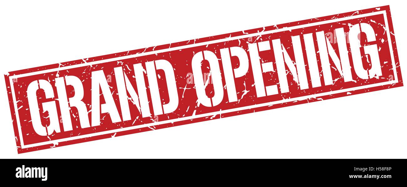 grand opening stamp. grand opening square grunge sign. grand opening ...