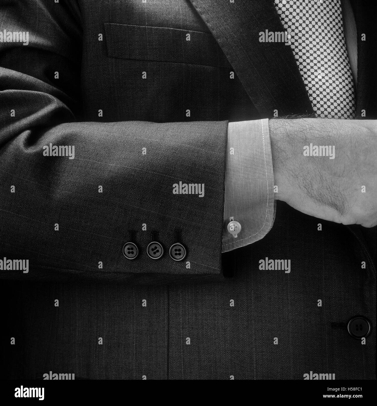 Man in suit vintage Black and White Stock Photos & Images - Alamy