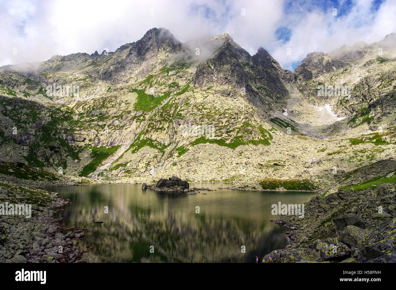Beautiful scenery of the great mountain peaks Stock Photo - Alamy