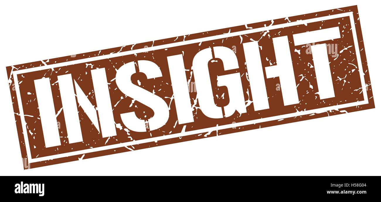 insight stamp. insight square grunge sign. insight Stock Vector Image ...