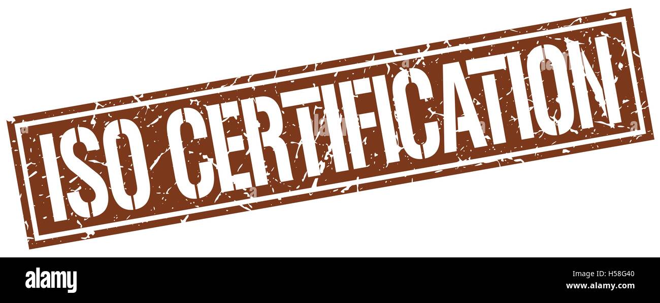 Iso certification grunge stamp hi-res stock photography and images - Alamy