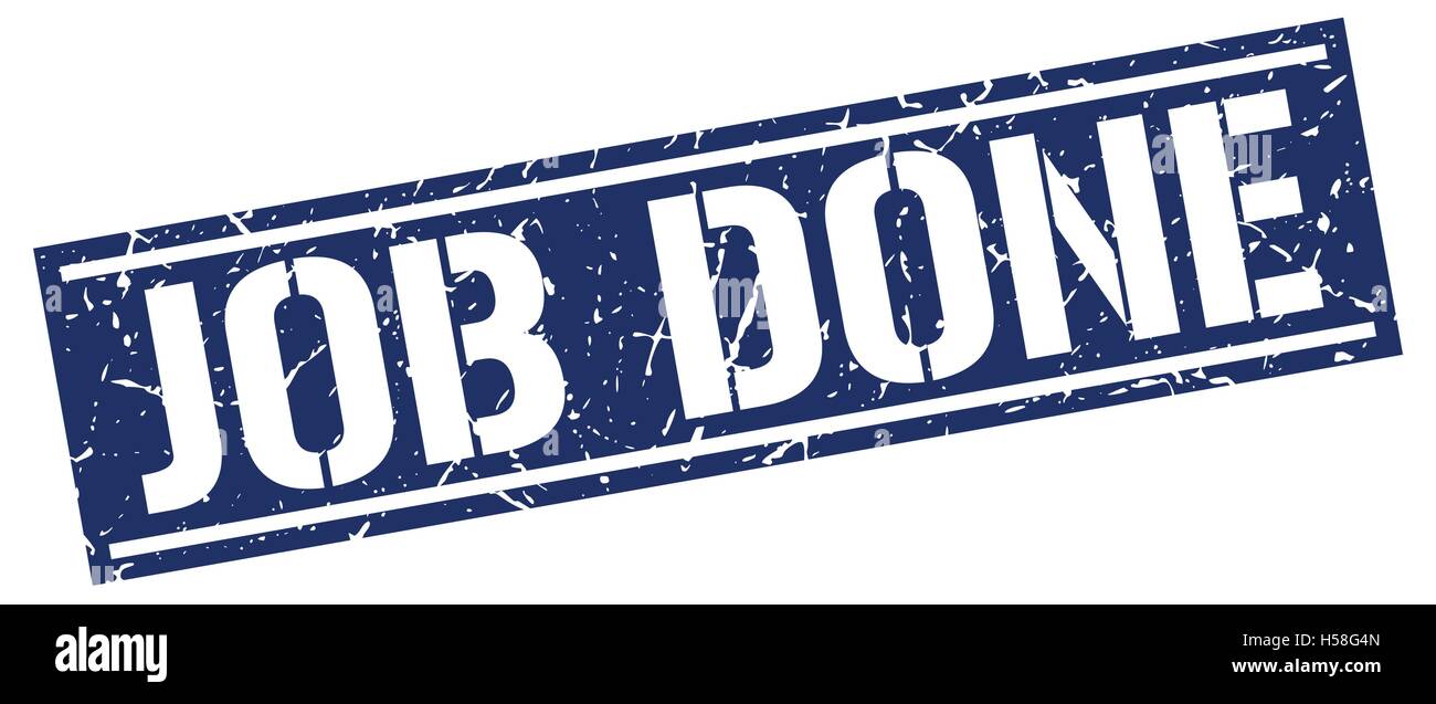 job done square grunge stamp Stock Vector Image & Art - Alamy