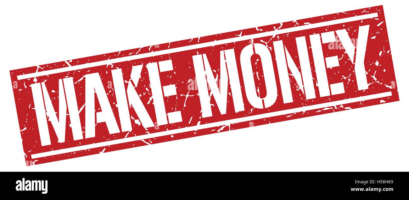 Money square stamp grunge Stock Vector Images - Alamy