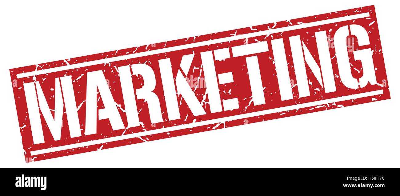 marketing square grunge stamp Stock Vector Image & Art - Alamy