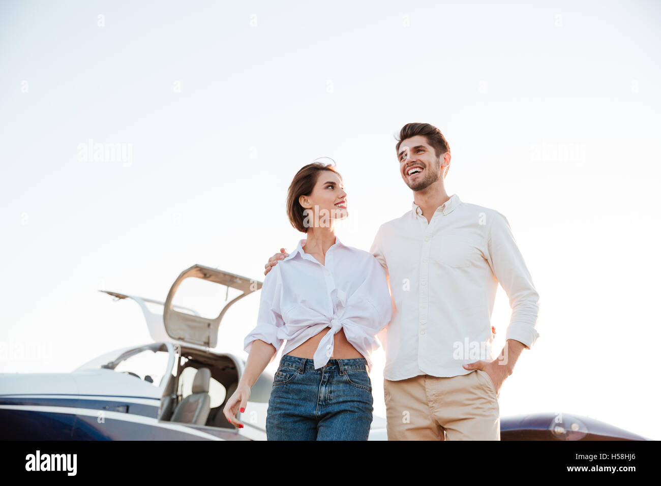 Two aircraft together hi-res stock photography and images - Alamy