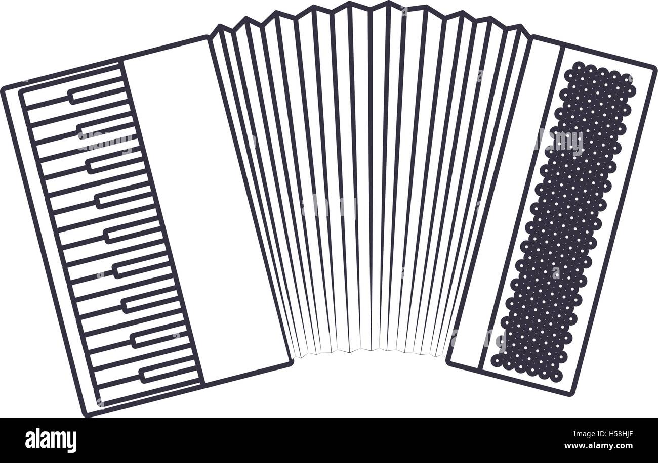 Isolated accordion instrument design Stock Vector Image & Art - Alamy