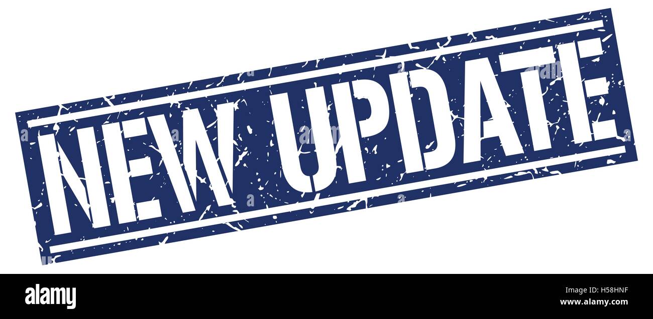 new update stamp. new update square grunge sign. new update Stock ...